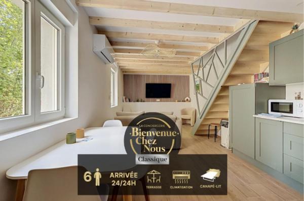 Duplex Design 6 Personnes 2 Chambres Clim Parking - Clermont-Ferrand