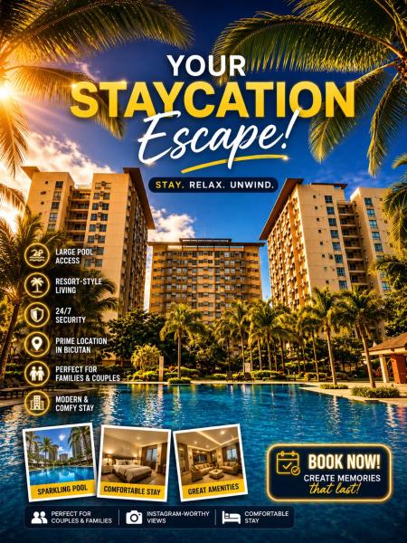 Staycation Lakefront Acacia - Muntinlupa