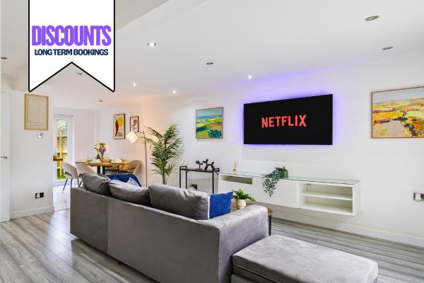 Peaceful Home Free Parking, Smart Tv With Netflix And Disney Plus - Milton Keynes