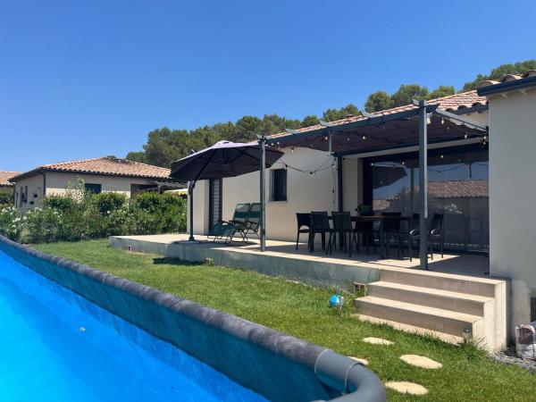 Villa La Belle éTape- Joli Jardin Avec Piscine Hors Sol, Climatisation Dans Le Salon Et Barbecue - Bollène