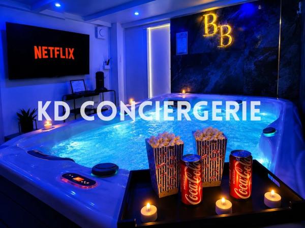 "La Bulle Bleue" - Espace Détente Cosy Avec Jacuzzi Et Grand éCran - Fos-sur-Mer