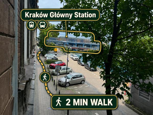 Digital Nomad Residence 600mb Self Check-in 3min Form Main Station D-apartments - Krakow