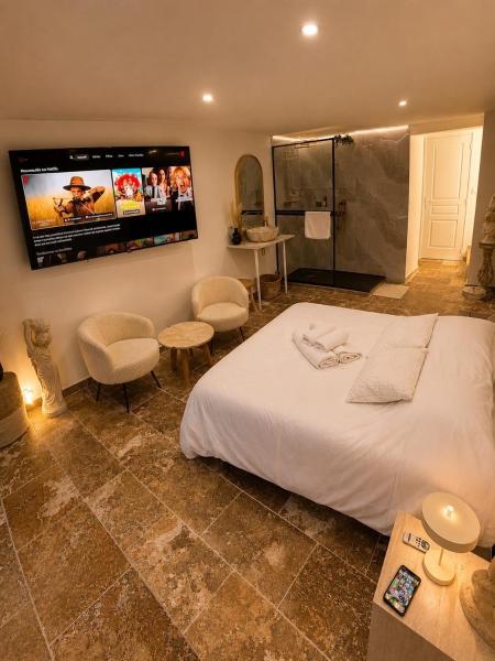 Suite Avec Jacuzzi Dolce Notte - Suze-la-Rousse