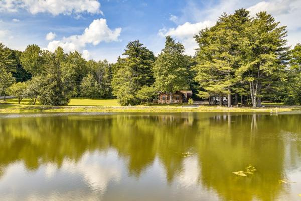 24-acre Finger Lakes Cabin W/ Private Pond - Finger Lakes, NY