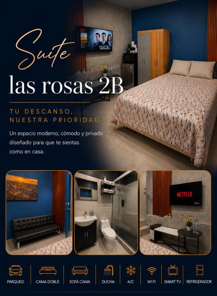 Apartamento 2-b New Suite In Ss - San Salvador