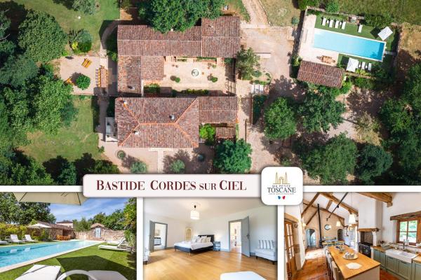 Bastide De Cordes Sur Ciel - Piscine Chauffée & Parc - Jardin des Paradis de Cordes-sur-Ciel