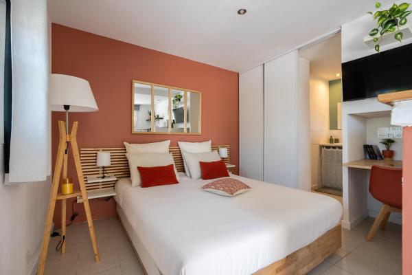 Studio Le Clair Logis, Centre Ville à Pied, Lit Queen Size, Climatisation, Extérieur - Aix-en-Provence
