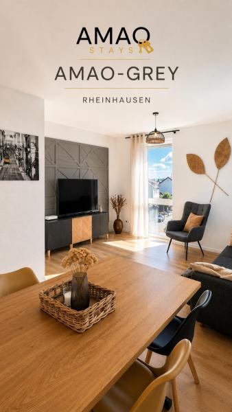 Amao-grey - Spacious Family Apartment - 6 Guests - Parking - Rust