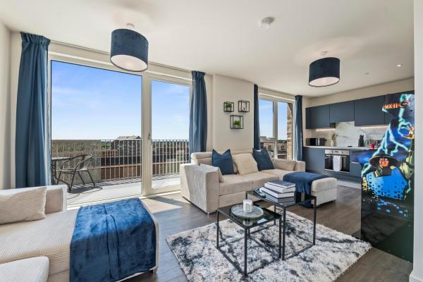 Stylish Retreat 2br 2ba Sleeps 8 4 Stops Wembley - Harrow