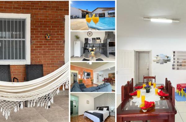 Casa Terrea Perfeita 100 M Da Praia Do Arpoador, Com Piscina, Aquecida Churrasqueira, Ar Condicionado E 4 Quartos - Peruíbe
