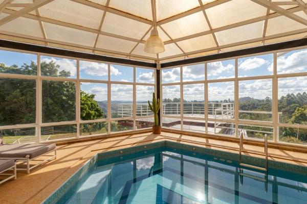 Casa De Campo Com Lago, Piscinas Jacuzzi E Sauna - Atibaia