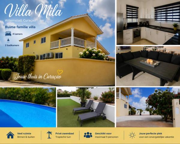 Villa Mila Spacious Family Villa With Private Pool Curaçao Near Jan Thiel And Mambo Beach - Curaçao