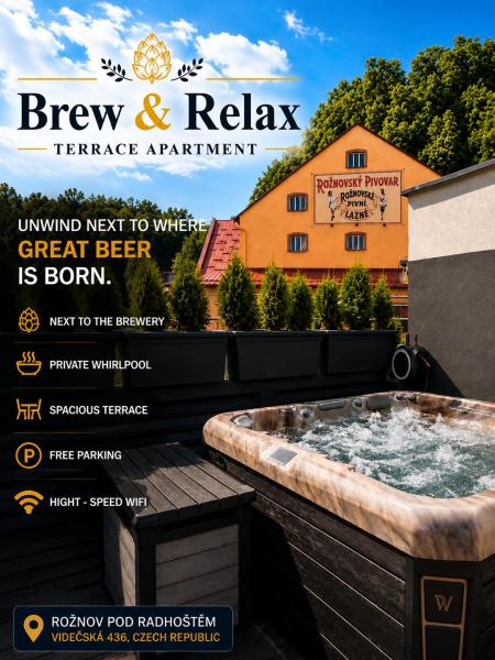 Brew & Relax Terrace Apartment - Vsetín