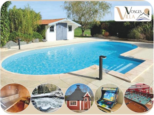 Villa 200m2 Avec Piscine Chauffée & Spa & Sauna & Kota-grill - Vosges