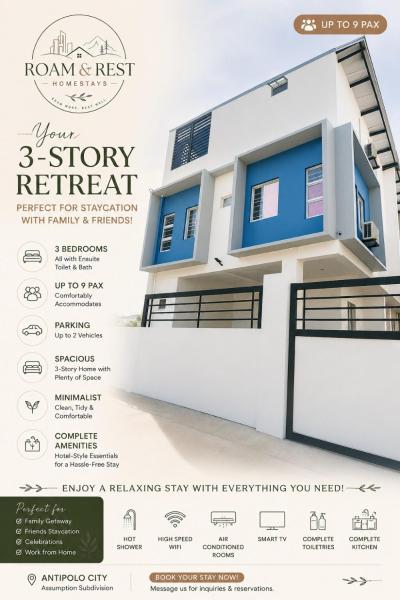 Upper Antipolo 3br Townhouse Near Robinsons - Antipolo