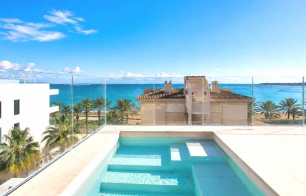 Penthouse Gallardo With Pool And 50m From Beach - S'Arenal