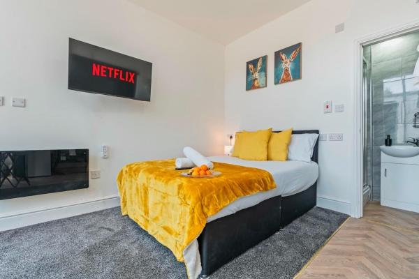 Modern Studio Apartment A With Self Check-in & Fast Wifi In Ilkeston - Belper