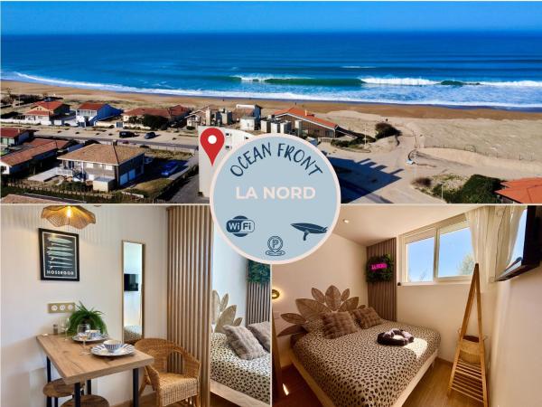 La Nord - Studio Neuf Wifi & Parking Privé 20m Océan - Front De Mer - Hossegor