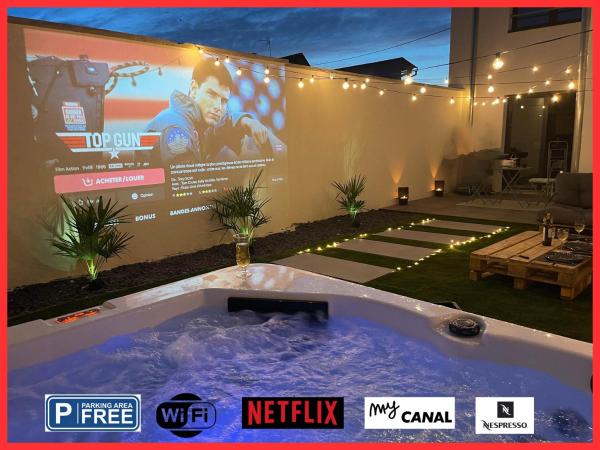 Full House, Jacuzzi, Netflix, 8 Pers, Free Parking 10' Colmar - Alsacia