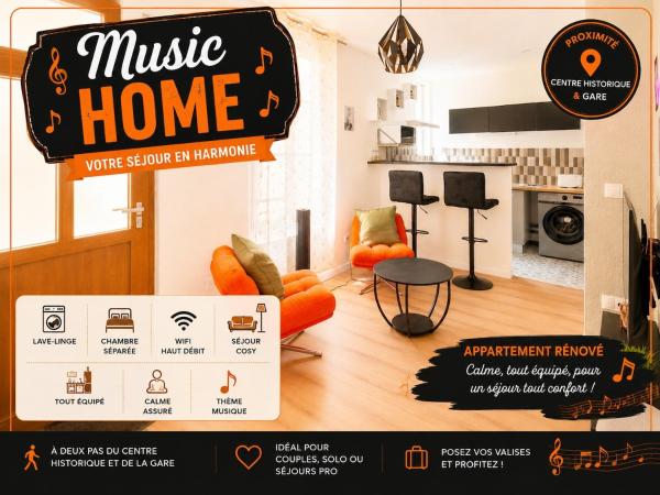 Music Home# Voyage En Harmonie# Centre Ville & Gare - Chalon-sur-Saône