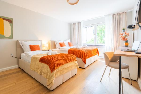 Modernes 2-schlafzimmer-apartment Für 6 Nahe Hauptbahnhof - Solingen