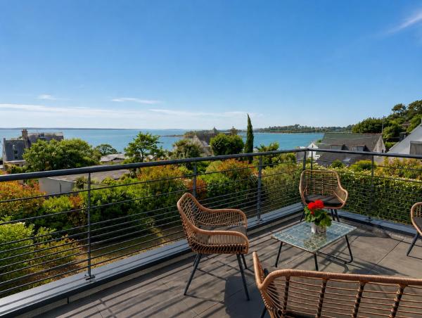L'odyssée - Villa Vue Mer & Terrasse - 100m De La Mer - Vannes