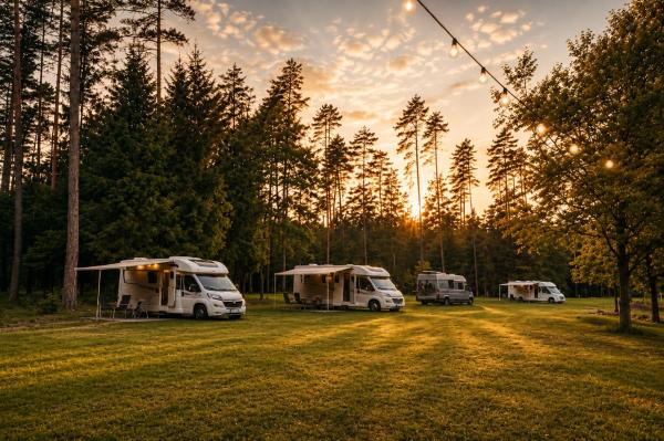 Leśny Azyl Pole Kamperowe Nad Wieprzem - Miejsce Na Kampery - Pologne