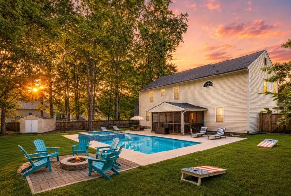 5 Br - Pool, Firepit, Backyard - Goose Creek, SC