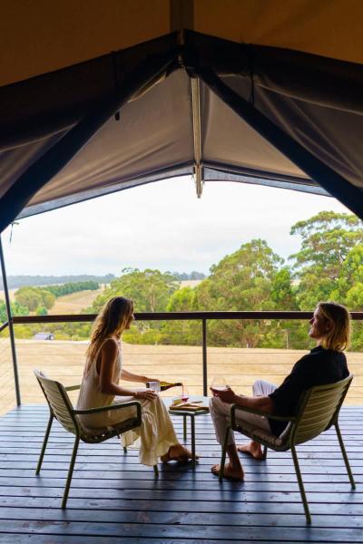 Baudin Wandagar Eco Tent - Off-grid Eco Glamping - Pemberton