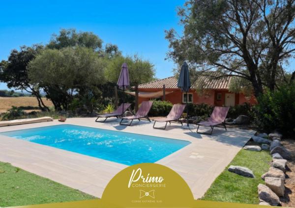 Villa A Liccia - Piscine & Vue Maquis - 8 Pers - Figari