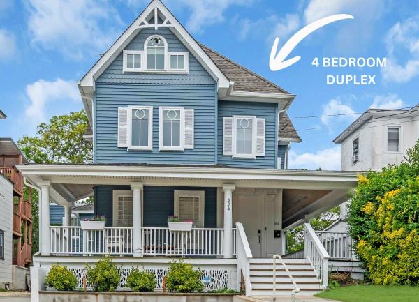 Spacious 4br Duplex - 5 Blks 2 Beach - Badges Incl - Asbury Park