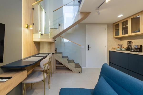 Loft 3- Apartamento Duplex Premium Acomoda Até 4 Pessoas Com Varanda Perto Do Transamerica Expo Center - São Paulo