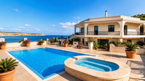 Seaview Octagon Villa With Private Pool - Malta