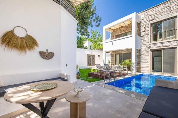 Villa Luna Bodrum, ÖZel Isıtmalı Havuzlu - Gündoğan