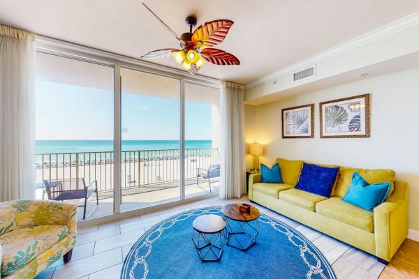 Picture-perfect Gulf Front Condo With Gym Pools Hot Tub & Sauna - Panama City Beach, FL