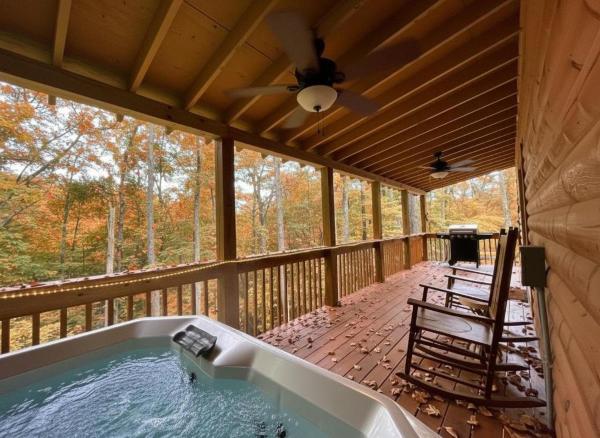 Hikers Hideaway Cabin, Hot Tub, Fireplace, Nature, Pets - North Carolina