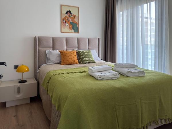 Qoople Green Ocean One-bedroom Apartments - Your Cozy Home By The Mediterranean Sea - Mahmutlar