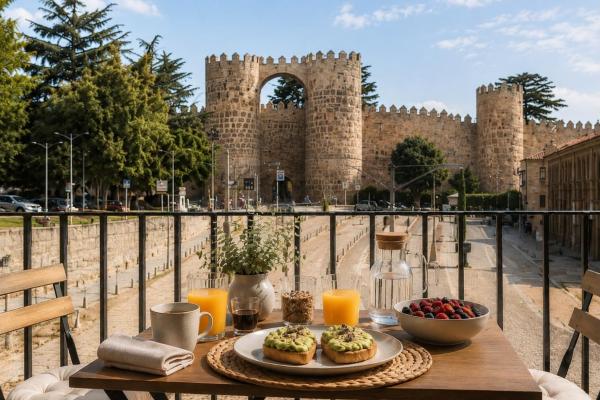 Apto Mejores Vistas A La Muralla Con Parking Y Aire Acondicionado - Ávila