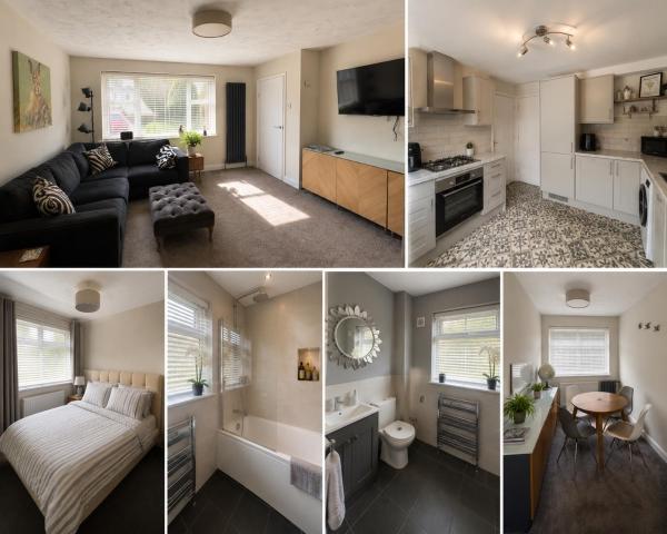 3br, Sleeps 5, Free Parking, Fast Wifi, Near M62 & Leeds - Leeds