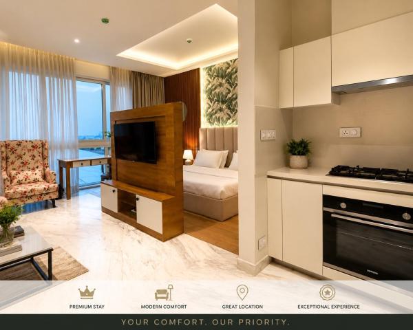 Luxury Stay At Leela Residences Near Manyata & Airport - Bengaluru