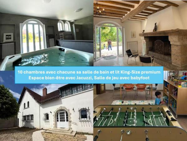 Villa Chateaudine - 10 Suites - Spa Jacuzzi - Châteaudun