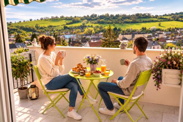 Charmant Appartement Avec Vue Sur La Ville De Vimoutiers - Orne