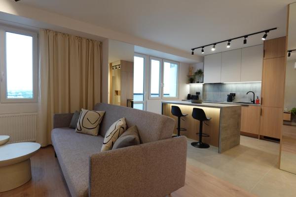 Apartament Skyline Manhattan Na 16 Piętrze Z Parkingiem I Klimatyzacją - Łódź
