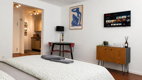 Central Studio Apartment With Free Baselcard - Magritte - Basel