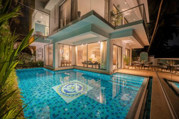 Staymaster Casa D'amaaya - Luxury 4br Private Pool Villa In Anjuna - Field View - Anjuna