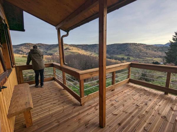Wooden Chalet With Splendid View - Bussang