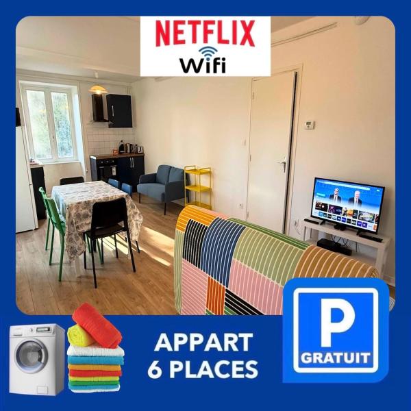 26 Chic & Cosy Noiretable F2 55m2 Wifi Smart Tv Netflix - Chalmazel