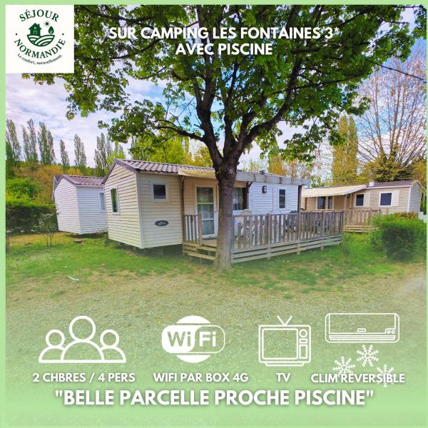 Séjour Normandie - Mobilhome Premium 2ch-4p Avec Clim-wifi-tv Dans L'eure - 308 - Anet