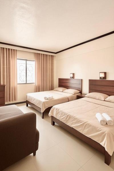 Family Comfort Suite 2 Queen Beds And Sofa - Puerto Princesa