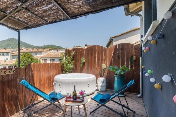 Duplex Terrasse Jacuzzi Privatif & Vue Cévennes - Saint-Jean-du-Gard